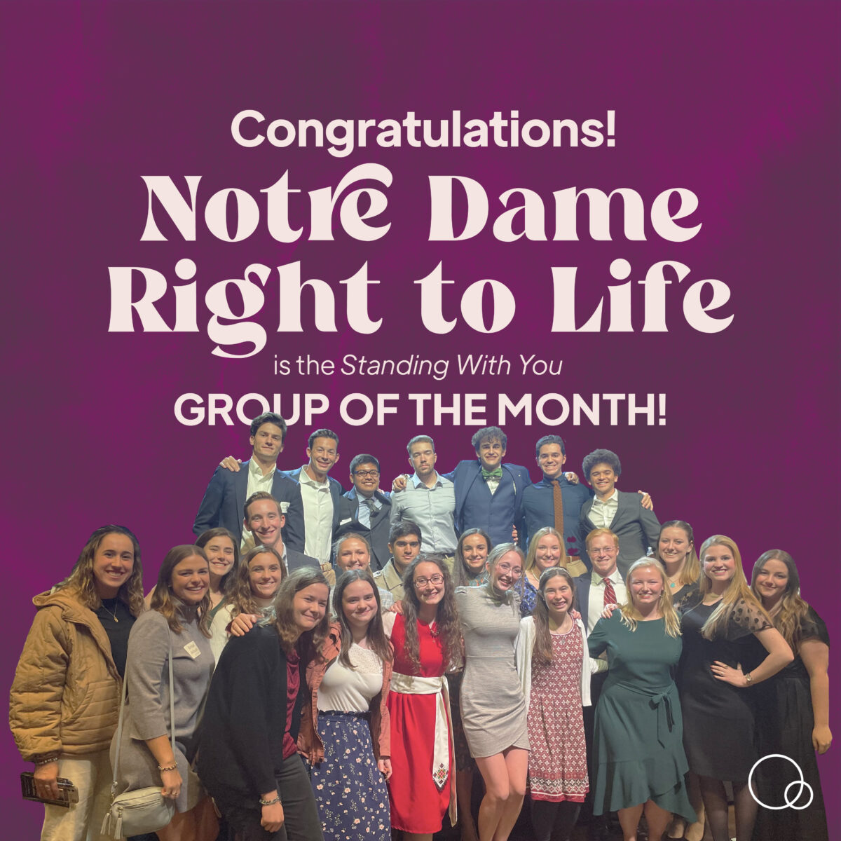 Standing With You Congratulates the March Group of the Month ...